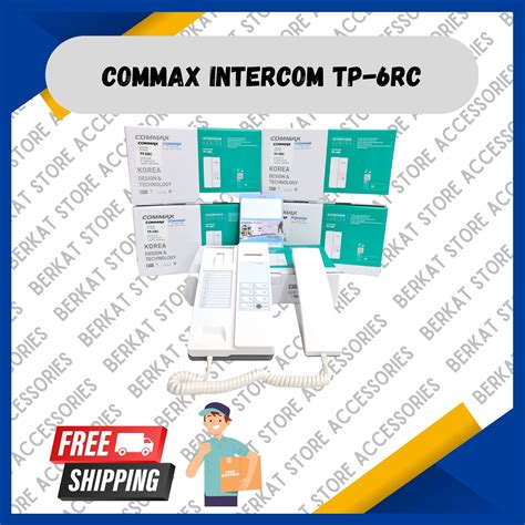 intercom commax tp 6rc lazada indonesia