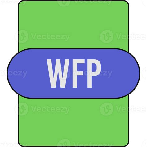 Wfp File Extension Icon Rounded And Color Fill 57912887 Png
