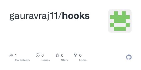 Github Gauravraj11hooks