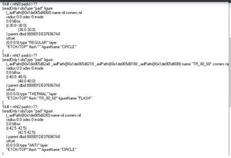 Compare 2 Padstacks Using Skill Allegro X Scripting Skill Pcb