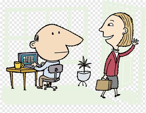 만화 일러스트 레이 션 일러스트 작별 인사 만화 일러스트 레이 션 작별 인사를 흔들며 만화 캐릭터 영어 홍보 Png