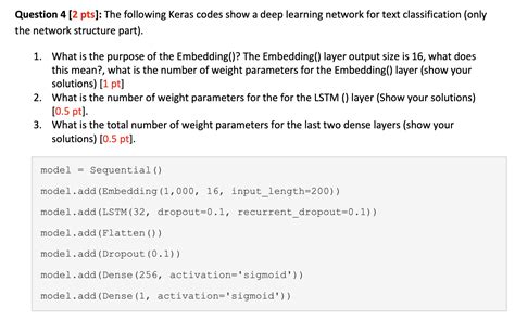 solved model ﻿sequential model add embedding
