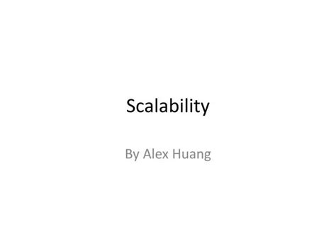 PPT Scalability PowerPoint Presentation Free Download ID 1576307