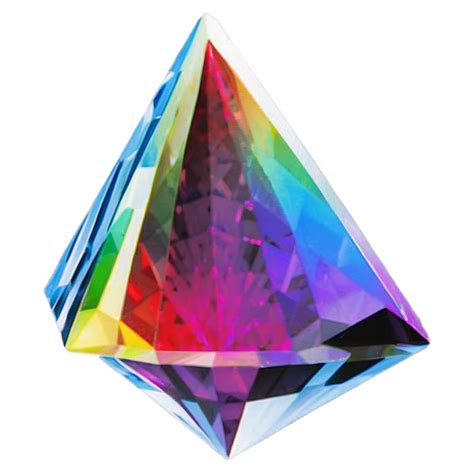 Download Rainbow Prism Facet Png 04292024