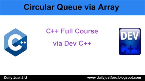 Implement Circular Queue Via Array In C Daily Just 4 U