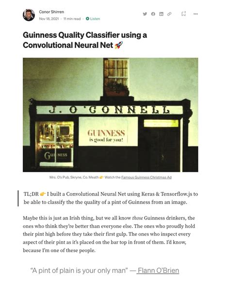 Github Conorshirrenpintsai Guinness Pint Quality Detection Cnn Image Classifier Tensorflow