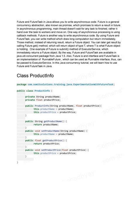 Java Concurrency Future Task Notes Learnpick India