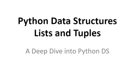 Alyan Alam On Linkedin Python Summary Ai Python Datastructures Tuple Lists Techforeveryone