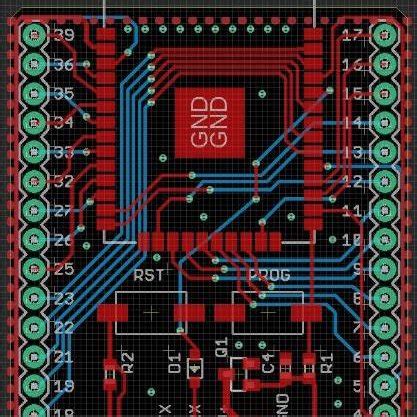 Design Of PCB Board A And Modified ESP Module Prototype Download Scientific Diagram
