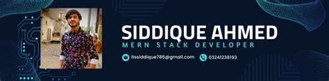 Siddique Ahmed Aspiring Mern Stack Developer Html Css Javascript Reactjs Nodejs