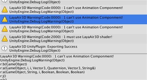 请问最新版unity插件支持导出刚体动画吗？ layabox问答社区 html5引擎社区 layaair开发者社区