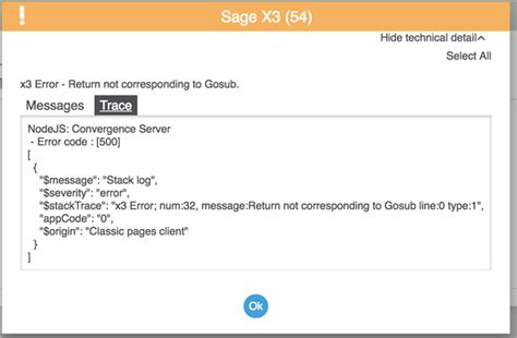 X3 Error Return Not Corresponding To Gosub General Discussion Sage X3 Community Hub