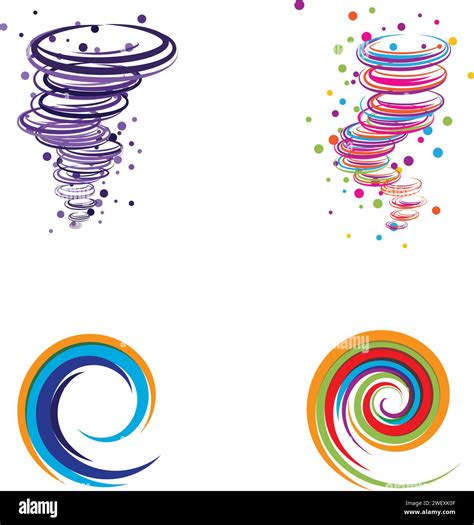 Tornado Logo Symbol Vector Illustration Design Stock Vector Image And Art