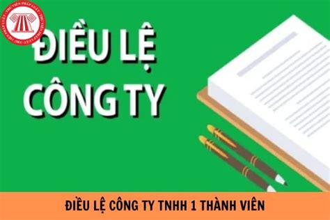 Mẫu điều lệ công ty TNHH 1 thành viên mới nhất năm 2025?