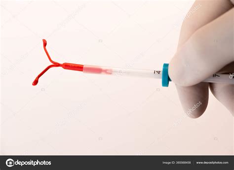 Birth Control Symbol Iud Contraception Sex Education With Responsability Stock Photo By