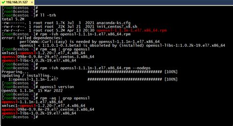 centos7下rpm包方式升级openssl到安全版本1 1 1n 腾讯云开发者社区 腾讯云
