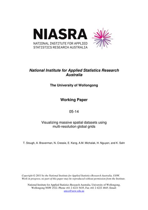 Pdf Visualizing Massive Spatial Datasets Using Multi Resolution