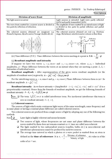 Class 11 Notes Physics Waves Exercise 61835 Fabtemplatez
