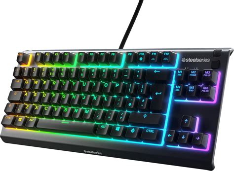 Steelseries Apex 3 Tkl Rgb Gaming Keyboard Tenkeyless Compact