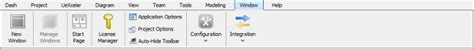 Toolbar Visual Paradigm