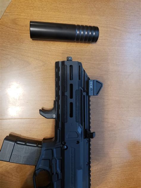 Finally Removed Faux Suppressor From 3 78 Pistol Rczscorpion