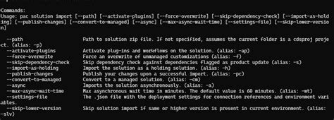 Solution Import Activate Plugins Param · Microsoft Powerplatform