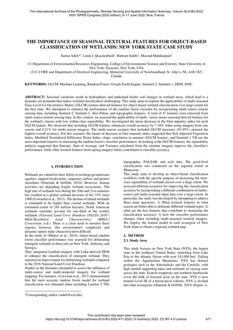 Pdf The Importance Of Seasonal Textural Features For Object Based