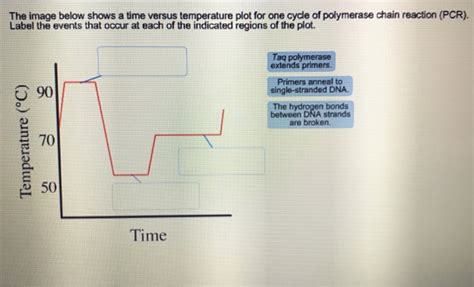 Solved The Image Below Shows A Time Versus Temperature Plot