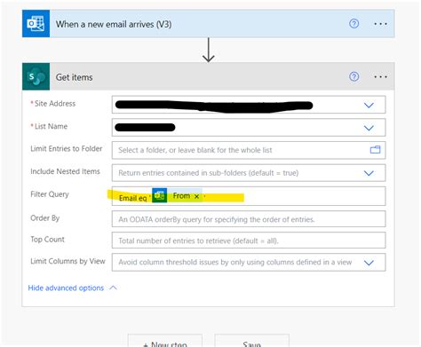 picking up password protected excel file from emai power platform