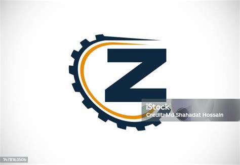 기어가 있는 초기 Z 알파벳 기어 엔지니어 로고 디자인 자동차 기계 기술 설정 수리 사업 및 회사 정체성에 대한 로고 강철에 대한 스톡 벡터 아트 및 기타 이미지 Istock