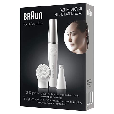 Braun Face Epilator Facespa Pro 910 2 In 1 Facial Hair Removal