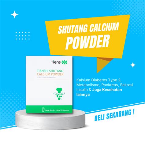 Jual Shutang Calcium Powder Tiens Original Kalsium Diabetes Tiens Tiens Makassar Shopee