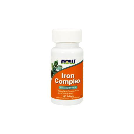 NOW Iron Complex - 100tabs - OroStore