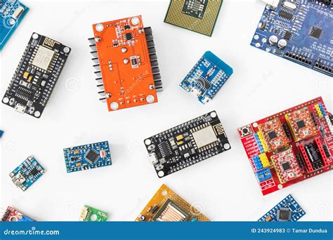 Space Parts Microprocessor And Microchips Electrical Parts Stock Image Image Of