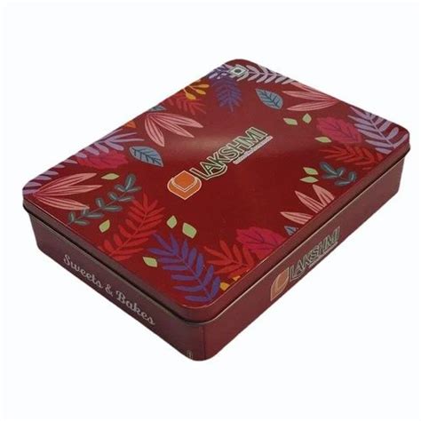 Rectangle Sweets Tin Container For Food At ₹ 60 Piece In Villianur Id 2856282676588