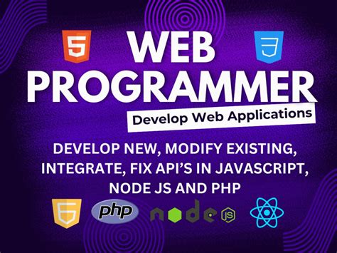 An Expert Web Programmer In Html Css Javascript React Nodejs Php