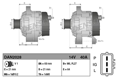 Denso Alternator Dan2028 Inter Cars E Shop