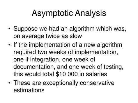 Ppt Asymptotic Analysis Powerpoint Presentation Free Download Id