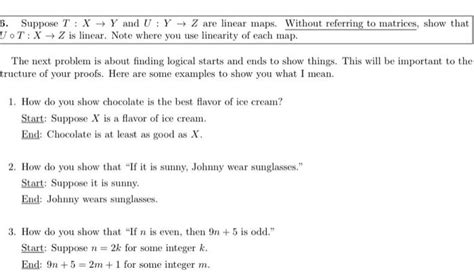 Solved Suppose T X Y And U Y Z Are Linear Maps Chegg