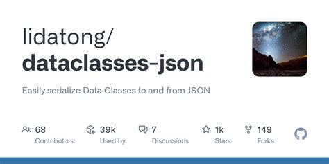 github lidatong dataclasses json easily serialize data classes to