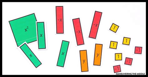 Why You Should Use Algebra Tiles Maneuvering The Middle