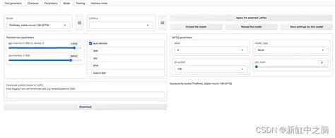 llm大模型应用开发的本地环境搭建 text generation webui csdn博客