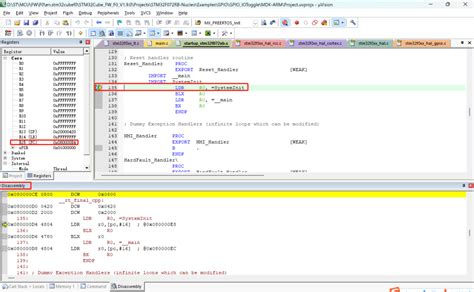 Stm32启动过程及反汇编stm32 反汇编 Csdn博客