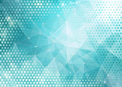 Cool Blue Abstract With Geometric Shapes And Dots Blue Abstract Geometric Pattern Halftone