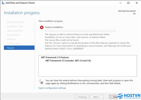 Hướng Dẫn Xử Lý Lỗi Khi Cài Net Framework 35 Trên Vps Windows Tài Liệu Hướng Dẫn Sử Dụng