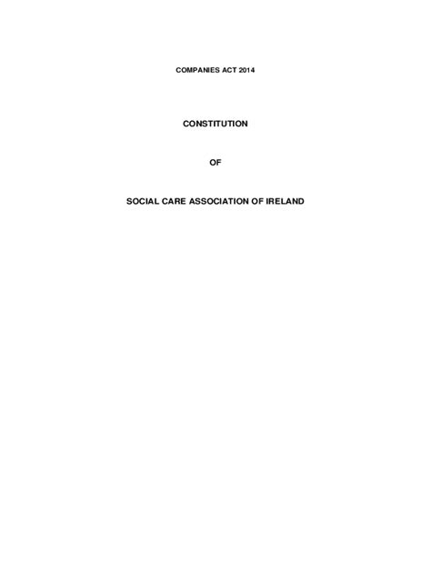 Fillable Online Articles Of Association Definition And Example In Small