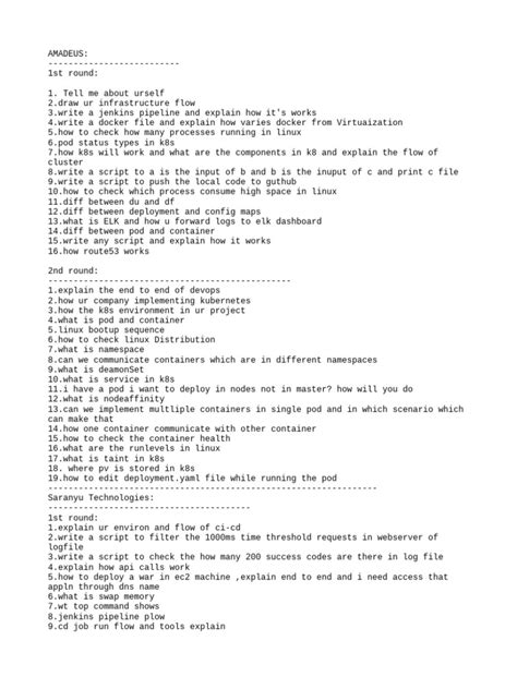 interview qns pdf