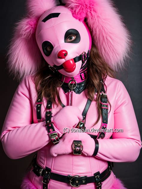 Pink Plushie gagged by DonAban on DeviantArt