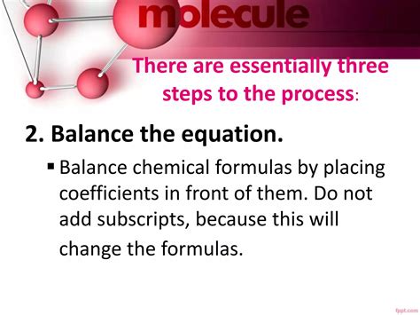 Balancing Chemical Equation Pptx