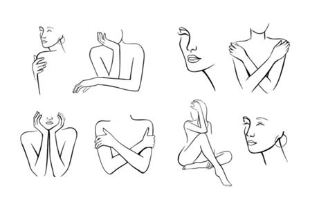 Naked Girl Drawing Vector Art Stock Images Depositphotos